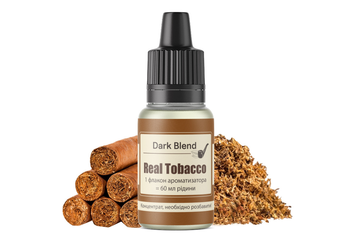 Ароматизатор Dark Blend Real Tobacco [Україна] - Купити в ElSmoke